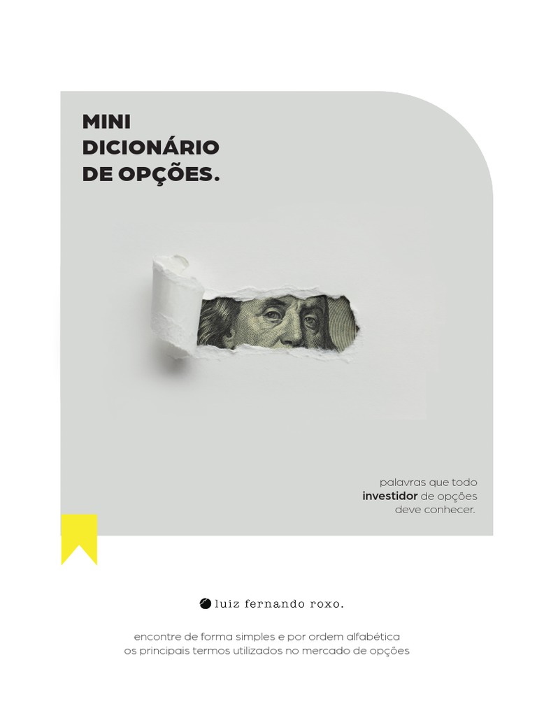 Mini Dicionário de Opções para Investidores | PDF | Opção (finanças ...