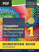 Cambridge Checkpoint Lower Secondary Mathematics Workbook 7 Hodder Education | PDF | Area | Volume