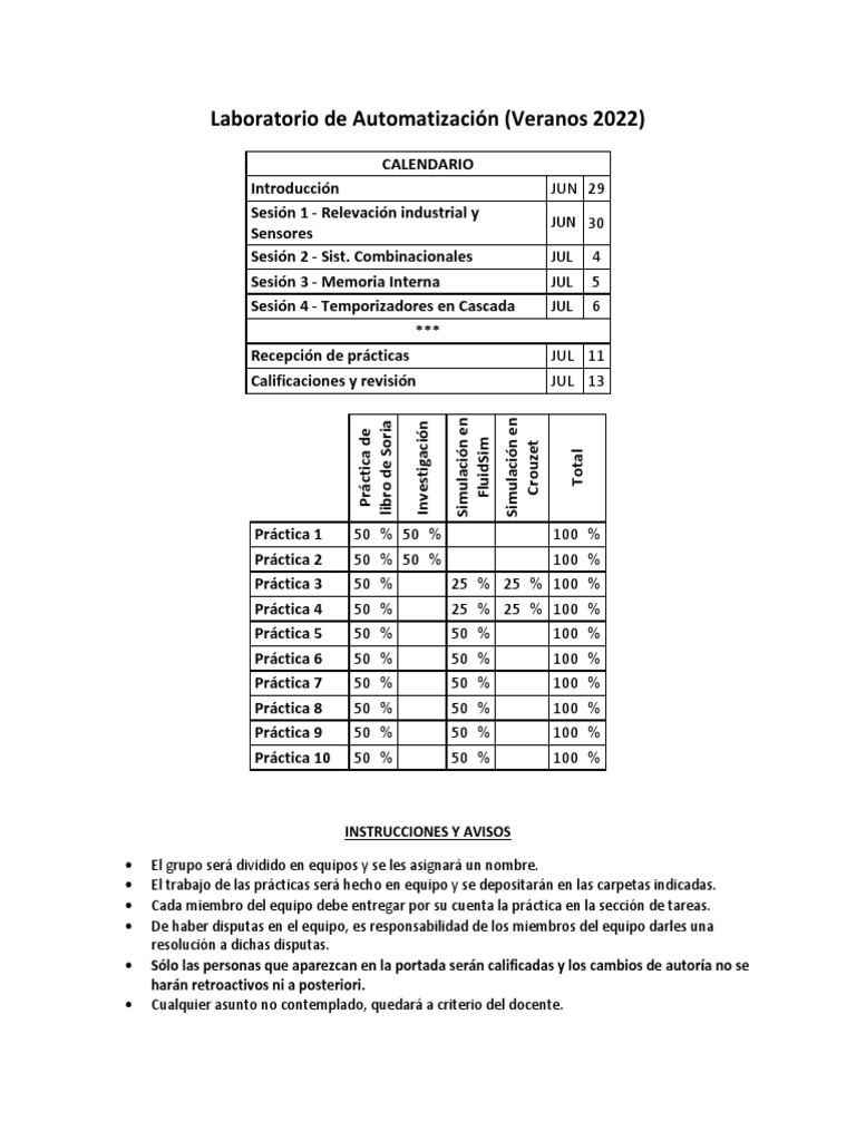 Lab Auto Ver22 | PDF | Controlador lógico programable | Neumático