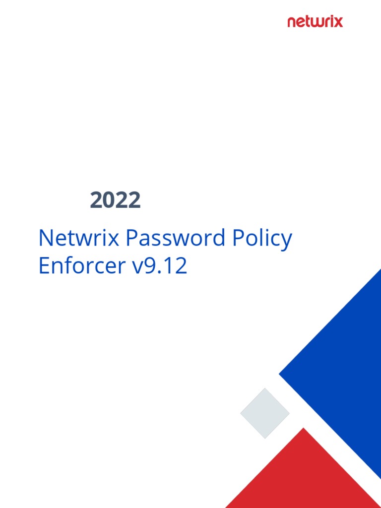 Netwrix Password Policy Enforcer Guide | PDF | Internet Information Services | World Wide Web