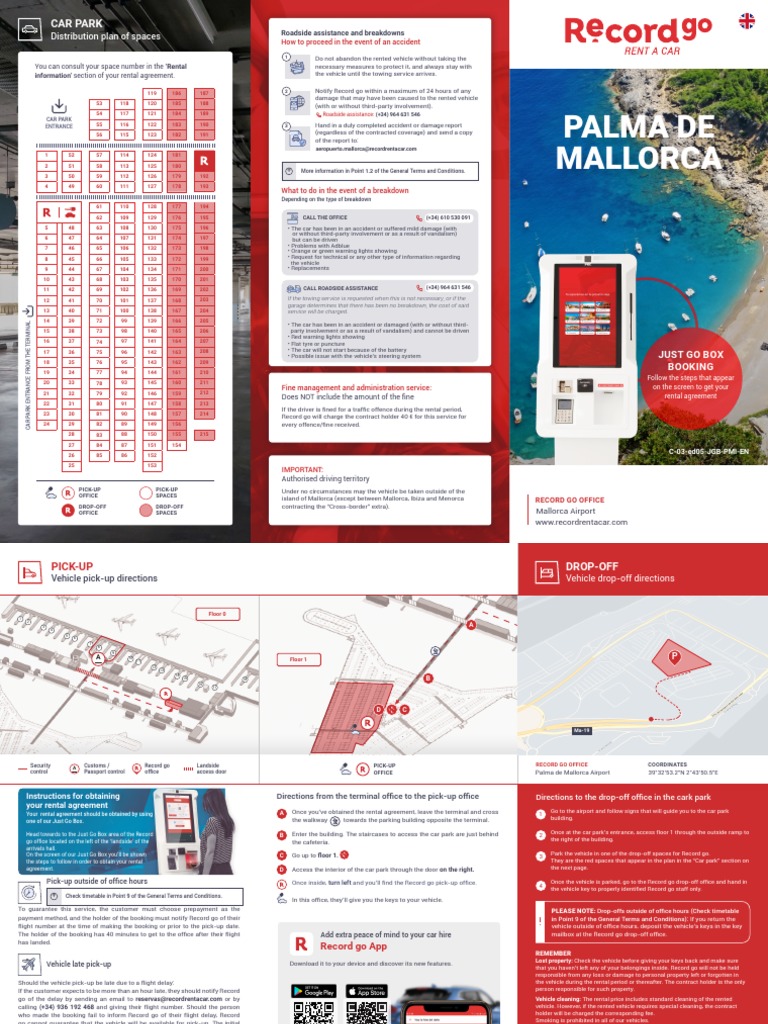 Pick-Up and Drop-Off Directions | Download Free PDF | Transport | Vehicles