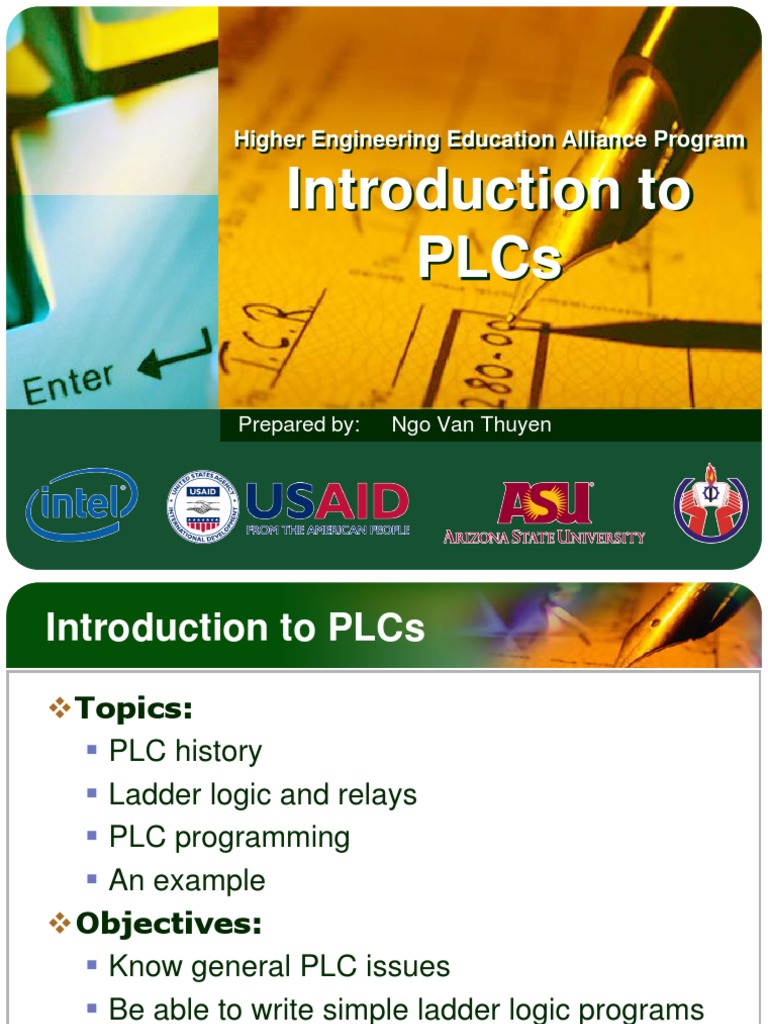 1 - Introductionto PLCs | PDF | Programmable Logic Controller ...
