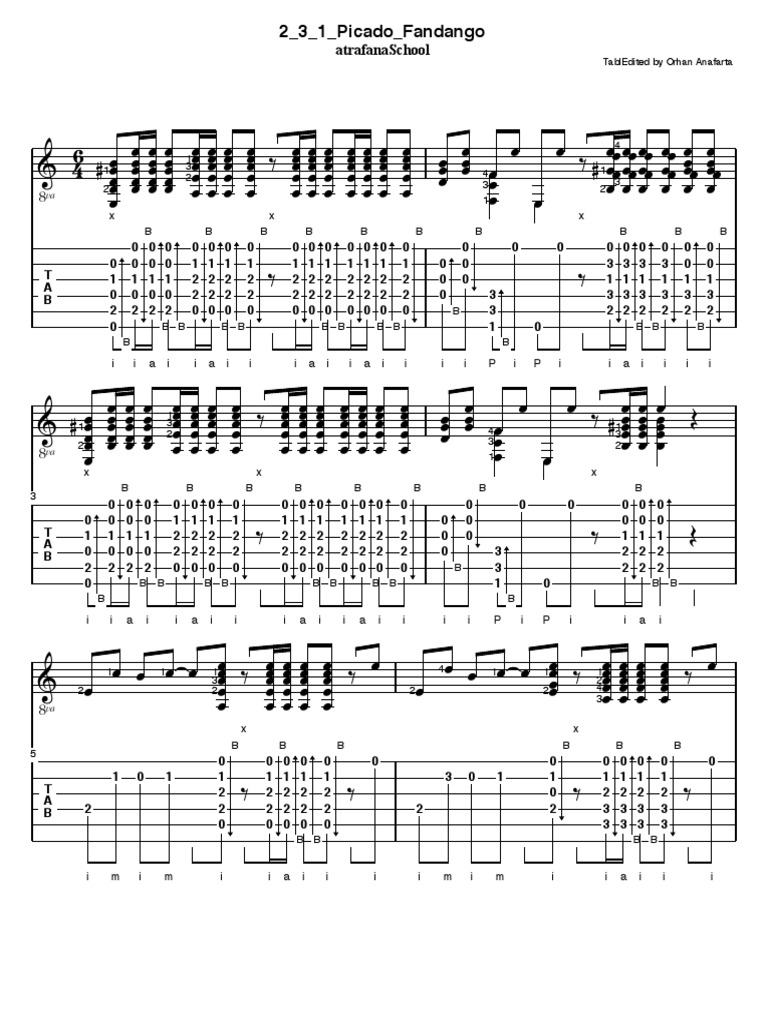 Fandango Picado Falseta | PDF