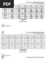 Second Periodical Test Schedule S. Y. 2024 2025 | PDF