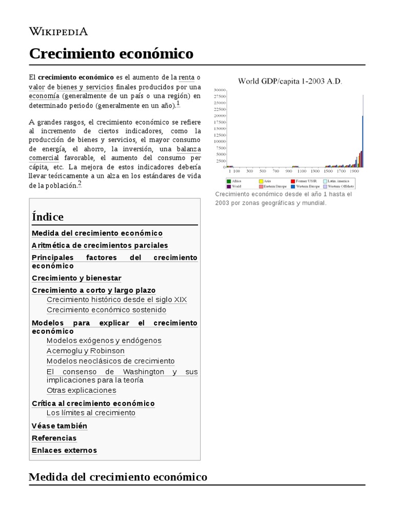 Crecimiento Económico | Descargar gratis PDF | Crecimiento económico | Macroeconómica