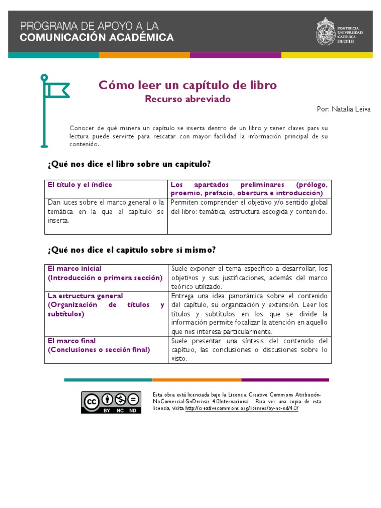 PRAC - Lectura Exploratoria de Capitulo de Libro (Infografía) | PDF