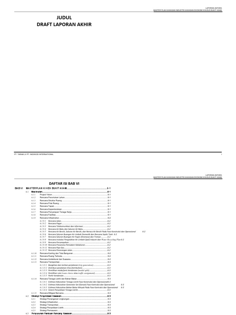 Bab 6 - Draft Laporan Akhir MP Kek Ba | PDF