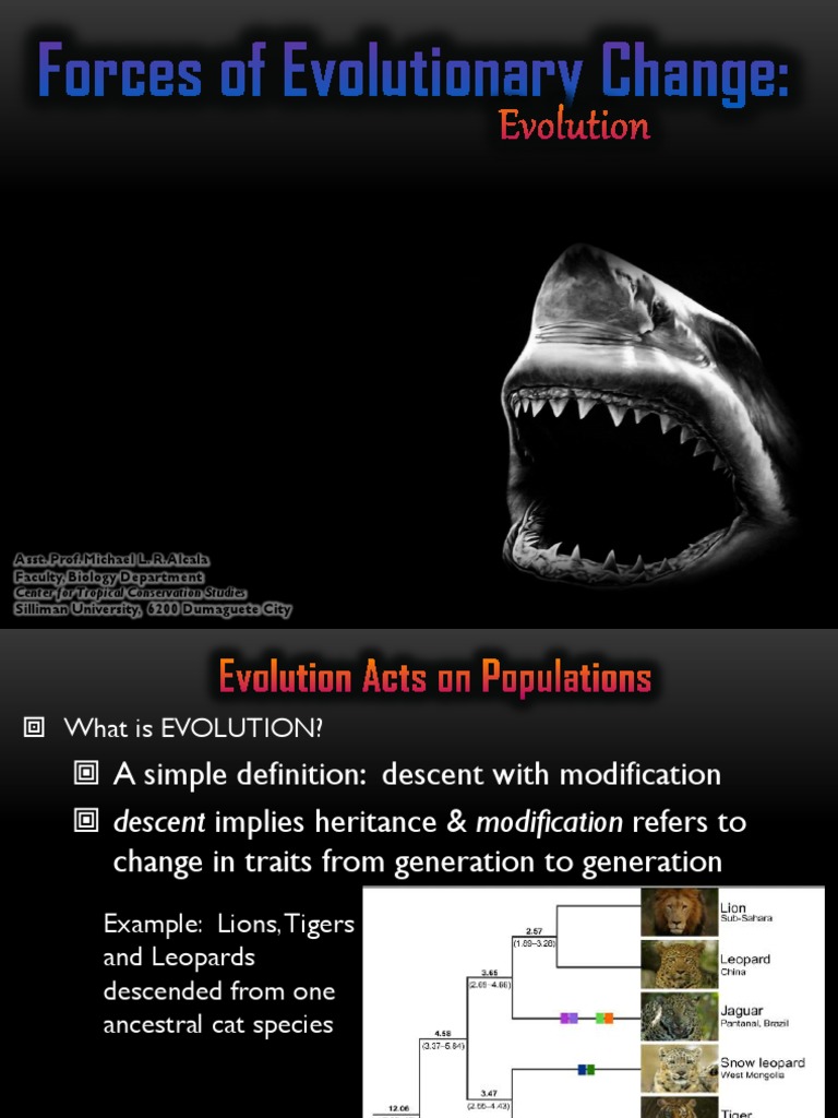 07 SHS Forces of Evolution 2017-18 | PDF | Evolution | Natural Selection