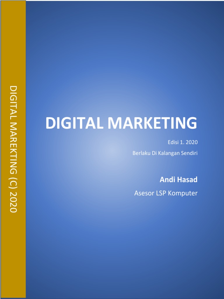 Modul Digital Marketing | PDF | Karier & Perkembangan | Komputer