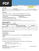 Holistic Health Questionnaire | PDF | Ion | Ph