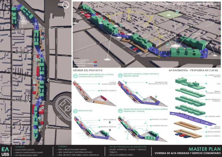 Master Plan - Vivienda de Alta Densidad y Edificio Comunitario | PDF