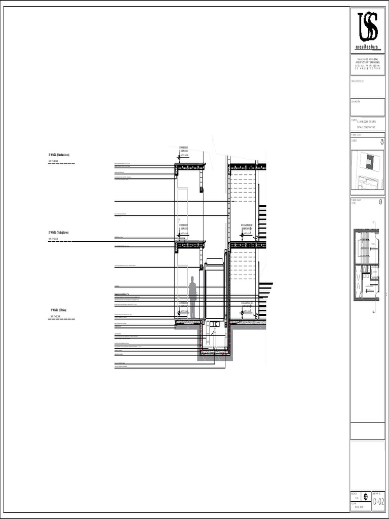 Corte Constructivo 2 | PDF | Hormigón | edificio