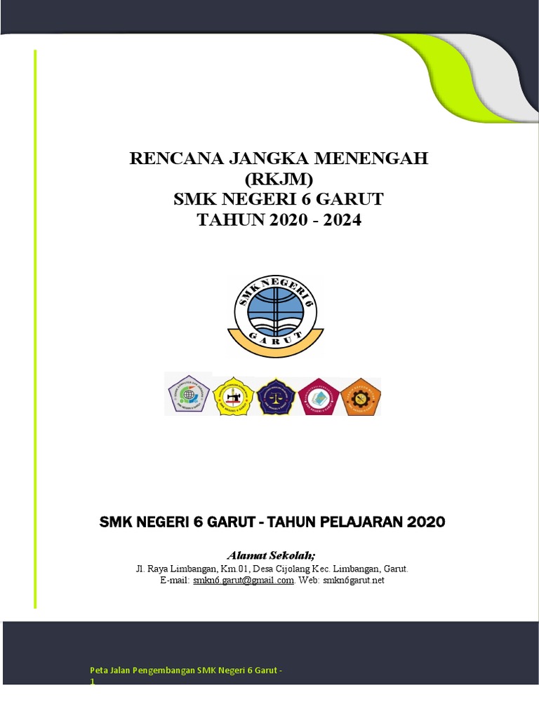 RKJM Tahun 2020-2024 Smkn6 Ok | PDF