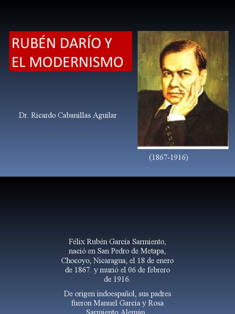 Rubén Darío y el Modernismo | PDF | Clásicos
