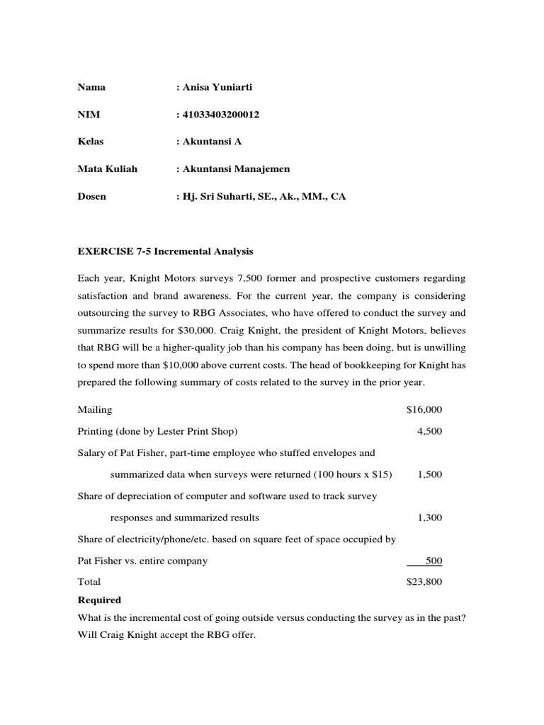 Anisa Yuniarti - 41033403200012 - Akuntansi A - PR Akmen | PDF | Economies | Business