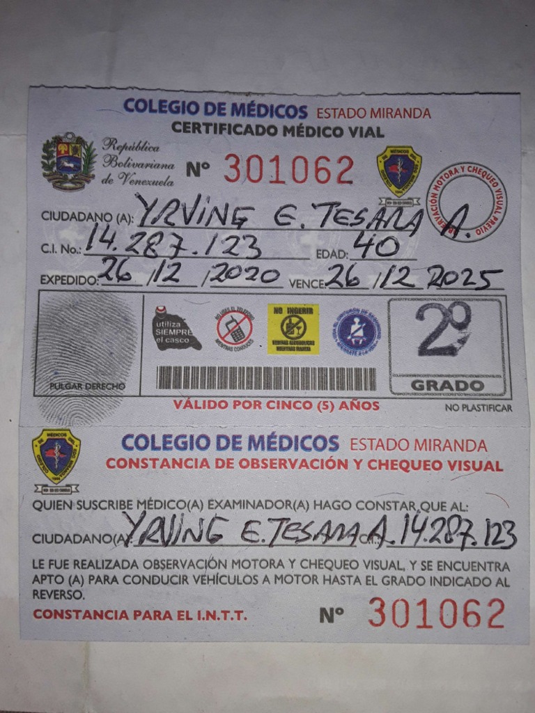 Certificado Medico Pdf Pdf