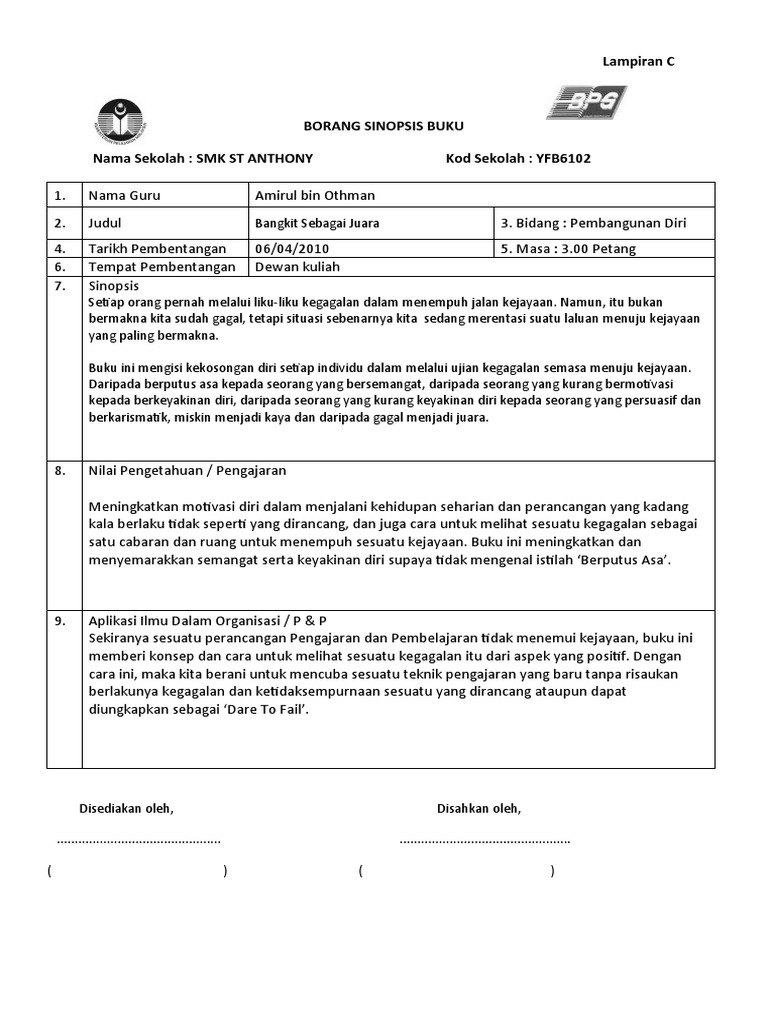 Sinopsis Buku LDP | PDF