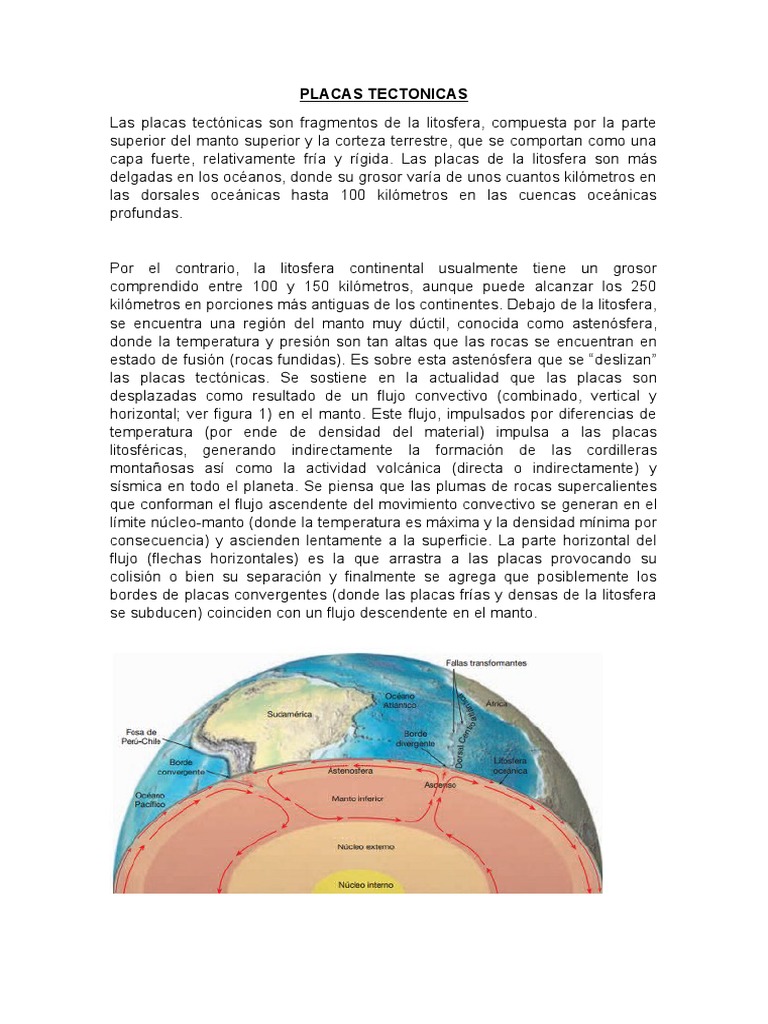 Placas Tectonicas | PDF | Placas tectónicas | Centroamérica