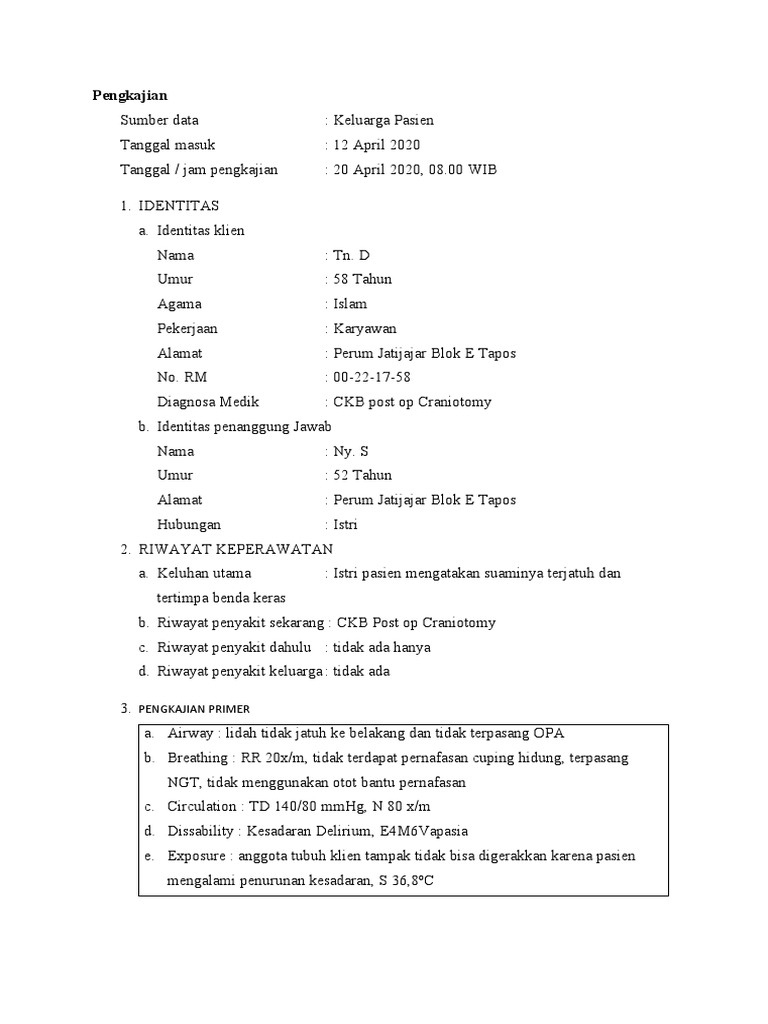Yeni Askep Icu CKB | PDF