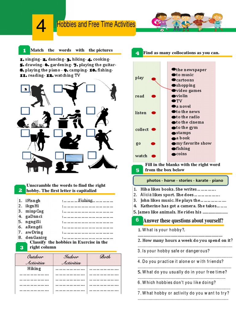 Unit 5 - Hobbies-Interests | PDF