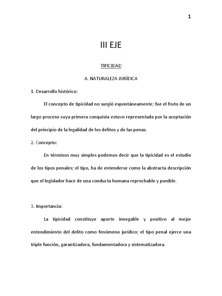 Eje III | PDF | Derecho penal | Derechos humanos