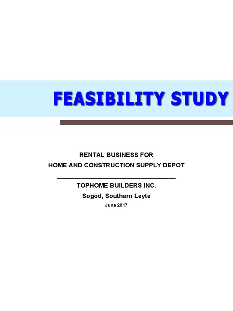Feasibility Study Tophome | PDF