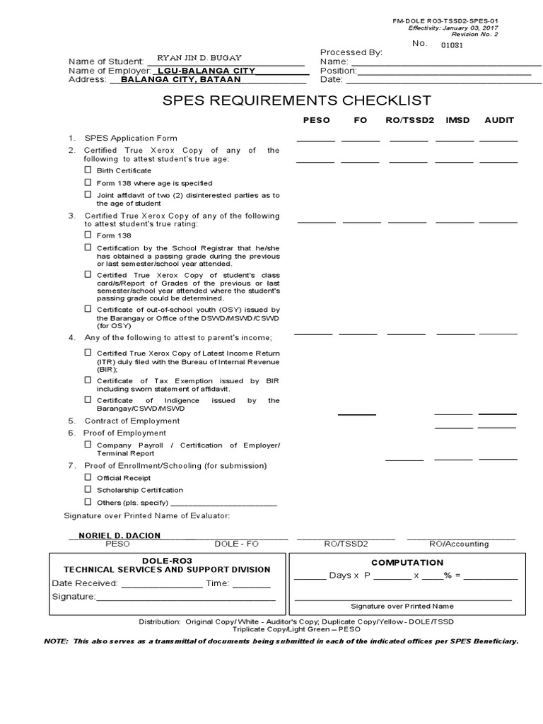 Spes Form 2022 | PDF | Employment | Unemployment Benefits