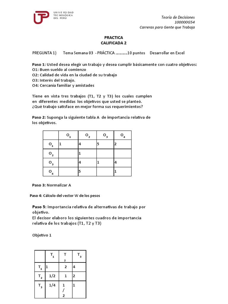 PC 2 - Teoria de Decisiones | PDF | Matemáticas Aplicadas
