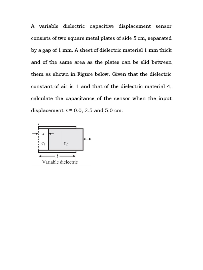 Capacitive Sensor Pdf