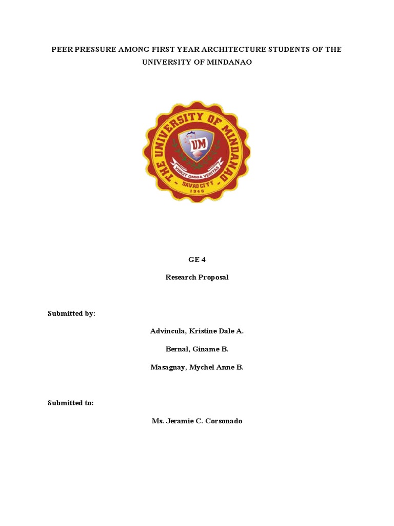 Ge 4 Research Prop | PDF | Statistics | Data Analysis