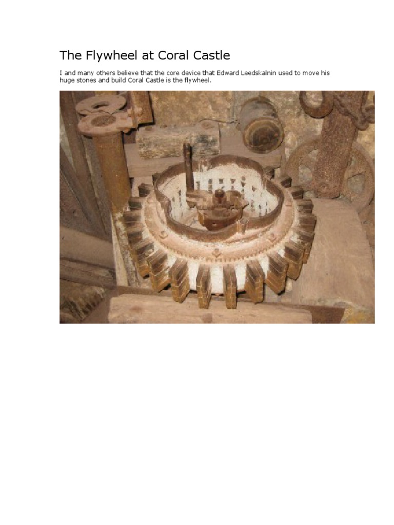 The Flywheel at Coral Castle | PDF | Hertz | Magnetic Field