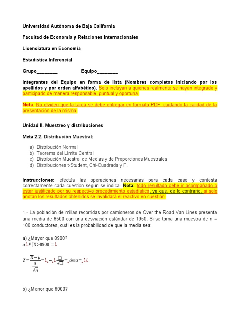 Ejercicios META 2.2 2022 2NR 1 | PDF | Desviación Estándar | Muestreo (Estadísticas)