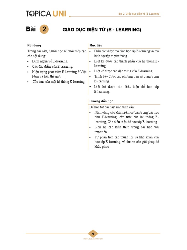 Nhập môn Internet và E-Learning - 2 | PDF