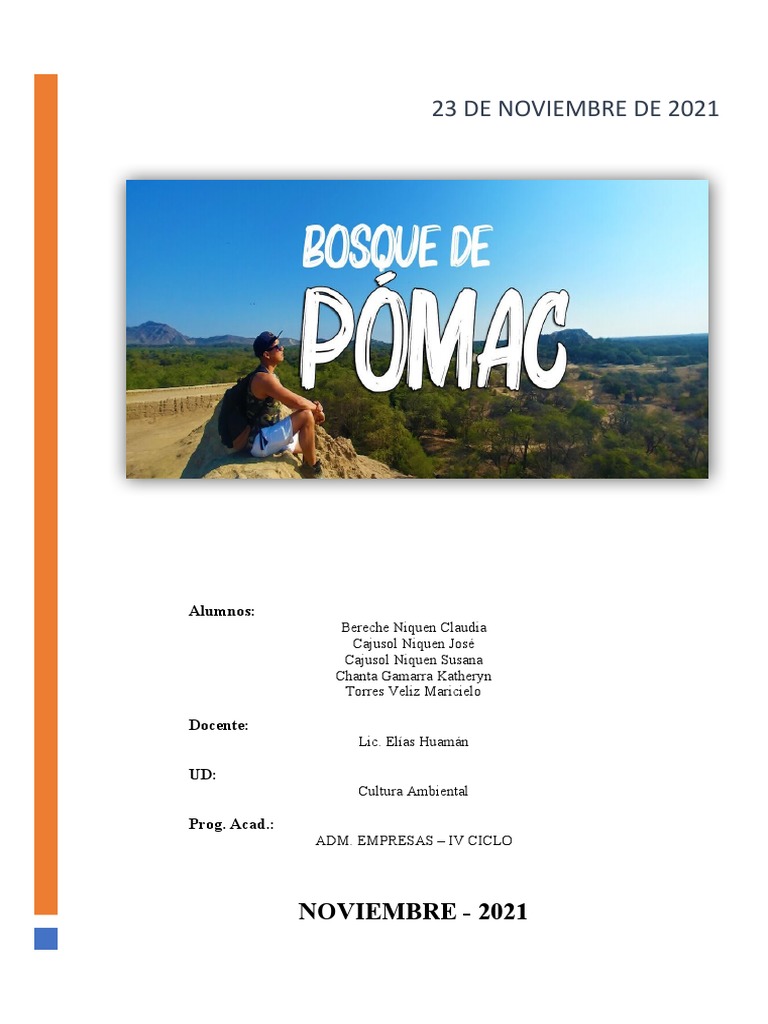 Fauna y Acceso al Bosque de Pómac | PDF