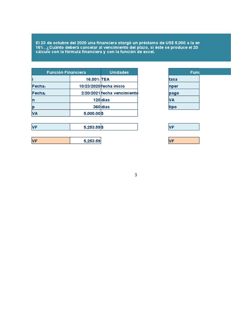 Practica Dirigida Nro 2 Finanzas en Excel | PDF | Economias | Dinero