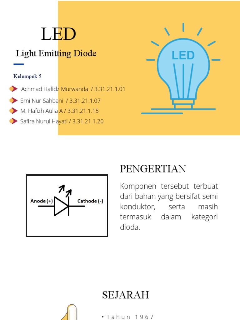 Kelompok 5 - Lampu LED | PDF | Seni