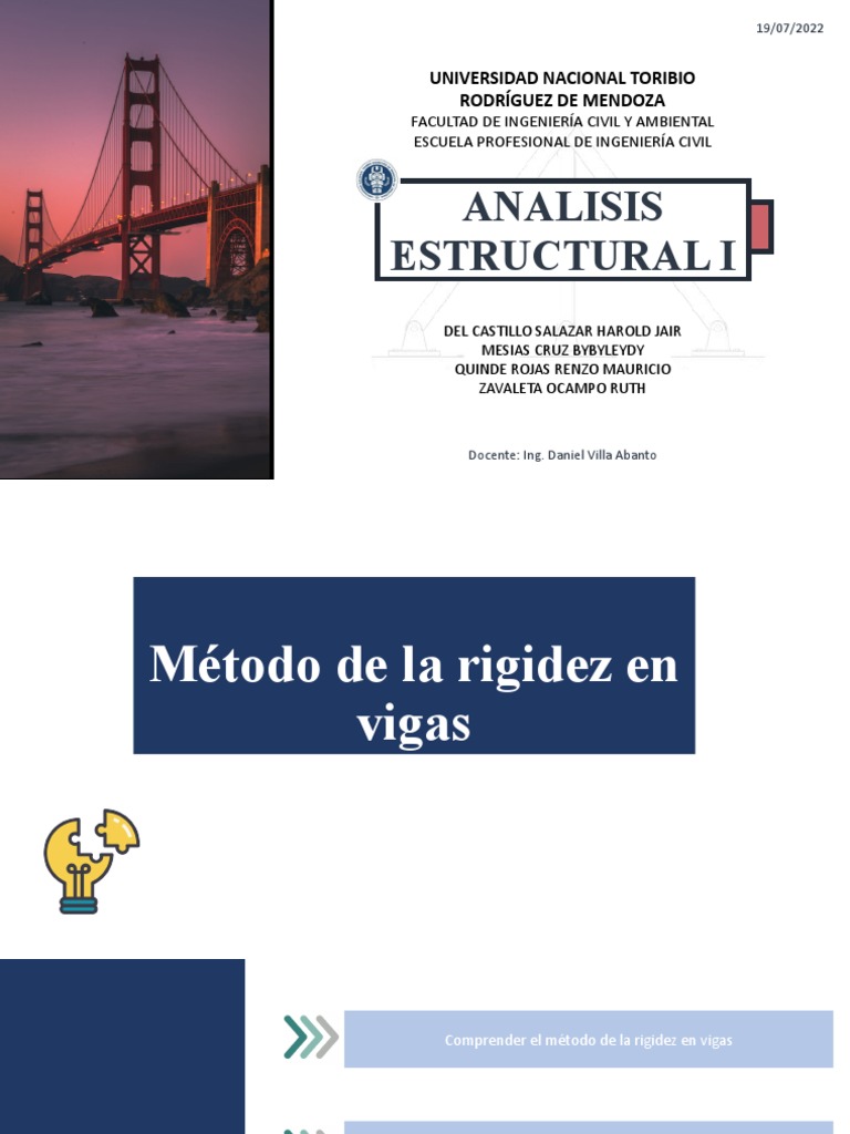 Método de Rigidez en Vigas | PDF | Rigidez | Viga (Estructura)