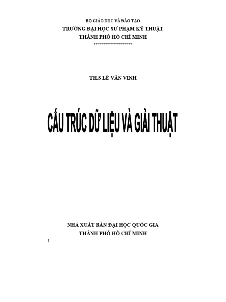 Giao Trinh CTDL GT | PDF