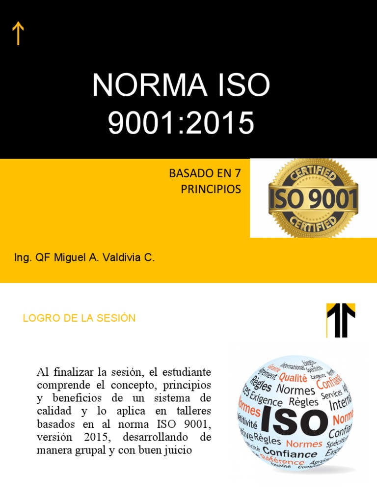 Norma ISO 9001:2015 basada en 7 principios | PDF | Gestión de la calidad | Calidad (comercial)