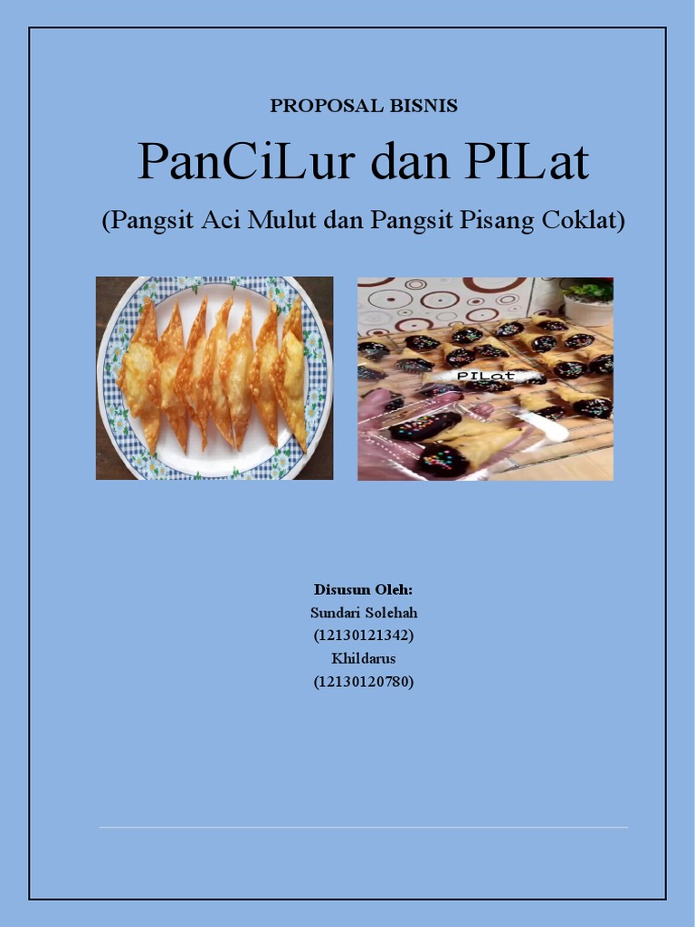 Proposal Bisnis PanCiLur Dan PILat | PDF