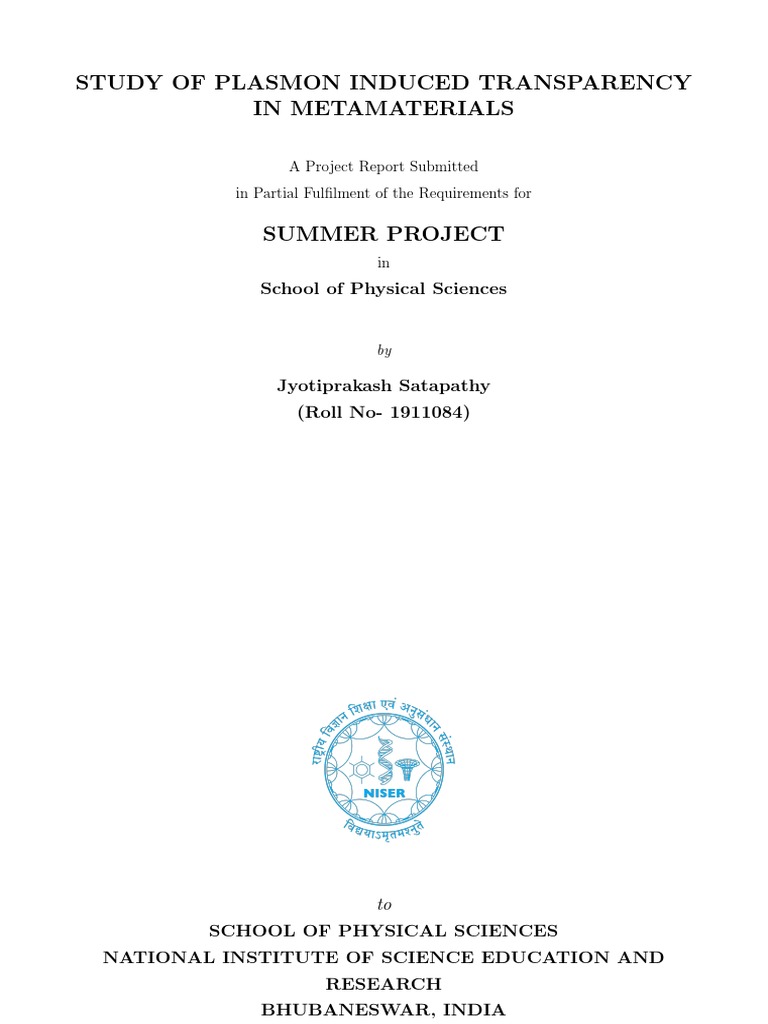 Electromagnetically Induced Transparency in THZ | PDF | Metamaterial | Physical Chemistry