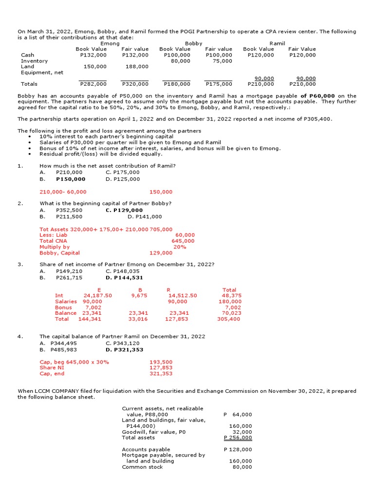 AFAR 1st PB PDF | PDF | Debits And Credits | Income Statement