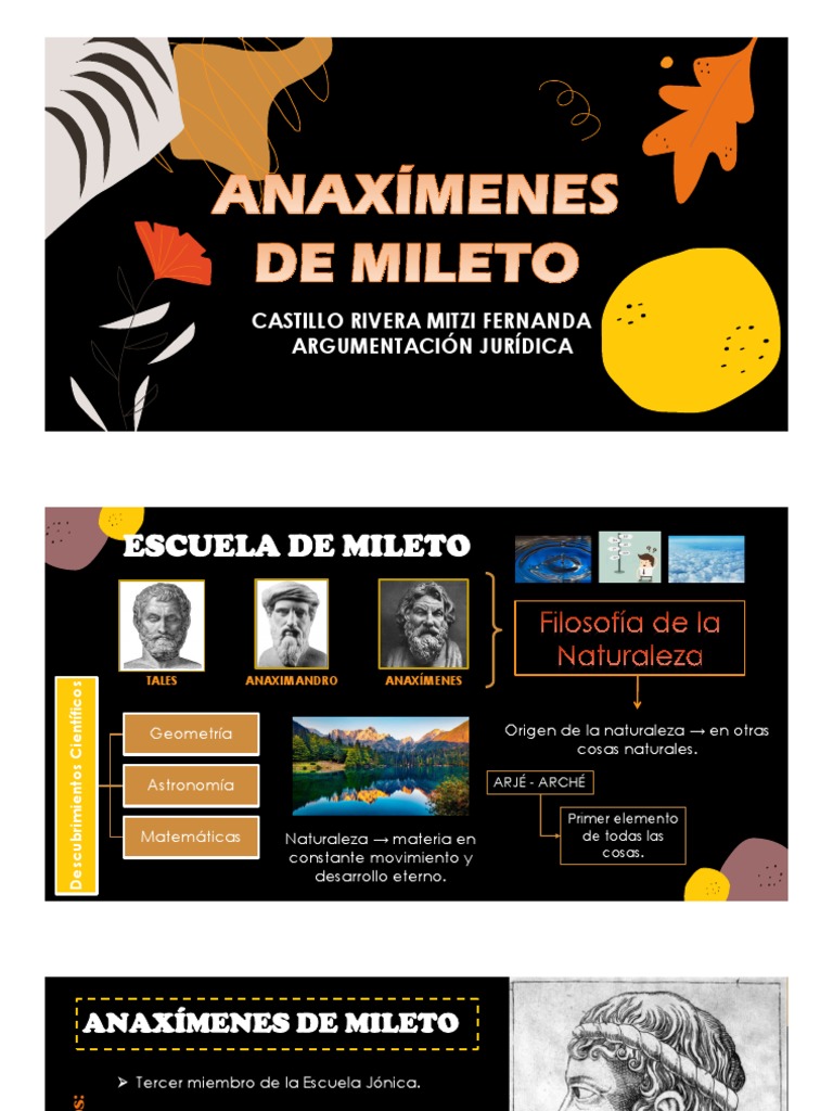 Anaxímenes de Mileto | Descargar gratis PDF | Teorías filosóficas