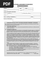 The Structured Assessment of Violence Risk in Youth (SAVRY) - 2021 ...