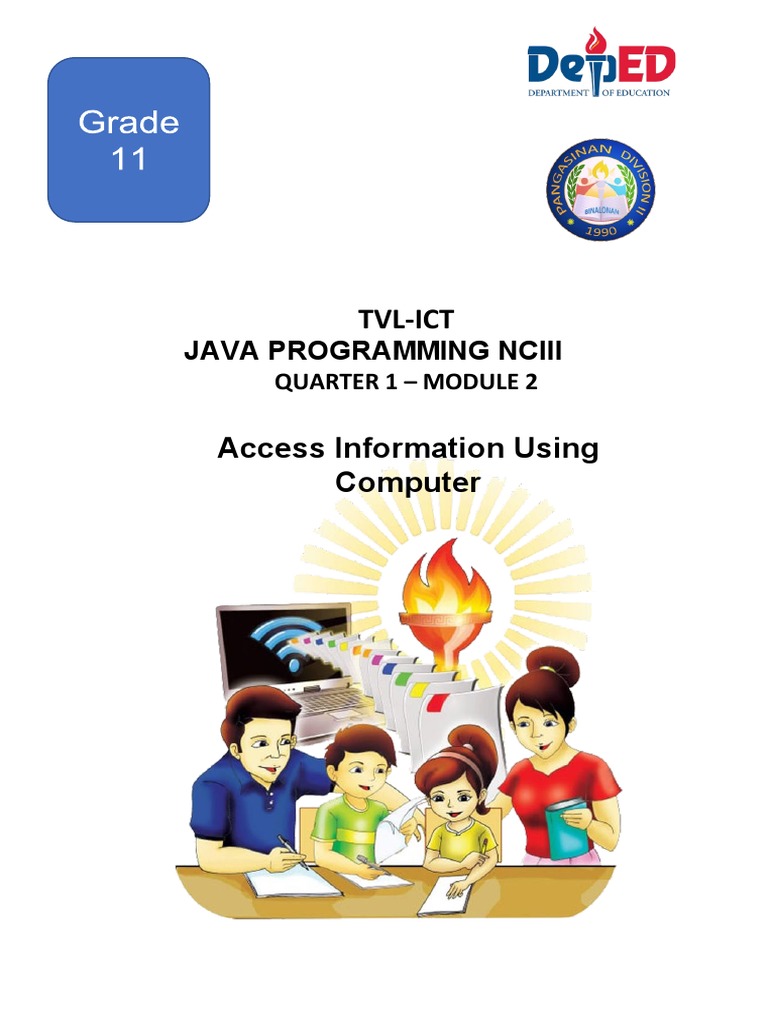 Q1-Module2-G11-Java Programming Nciii-San Jacinto NHS | Download Free PDF | Computer Data ...