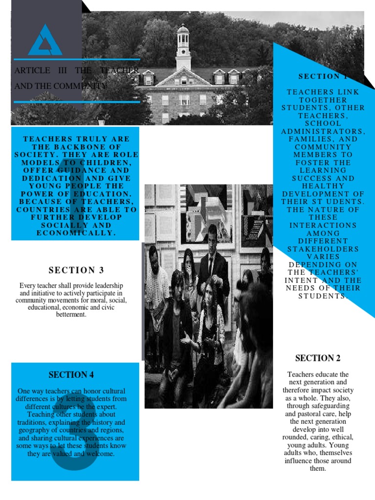 ARTICLE III INFOGRAPHIC_CODE OF ETHICS | PDF | Teachers | Learning