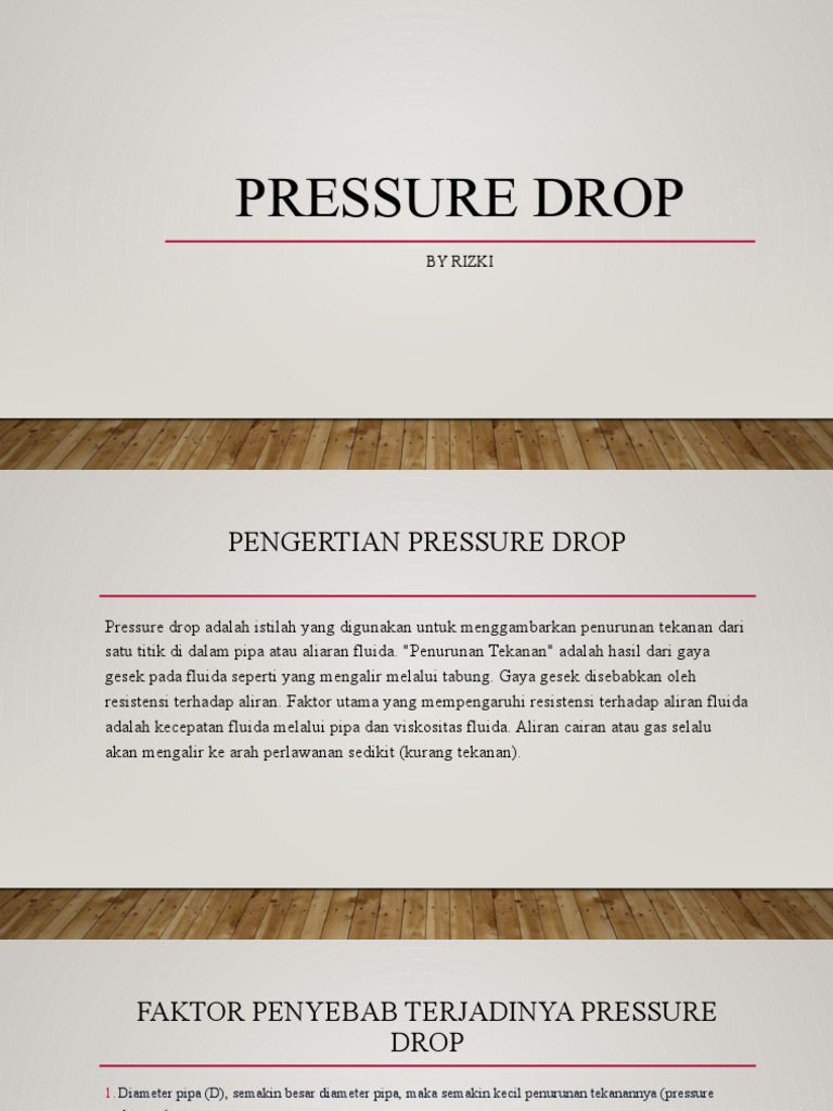 Pressure Drop | PDF