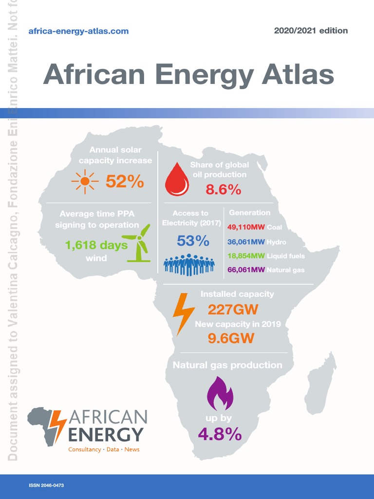 African Energy Atlas | Download Free PDF | Fuels | Renewable Energy