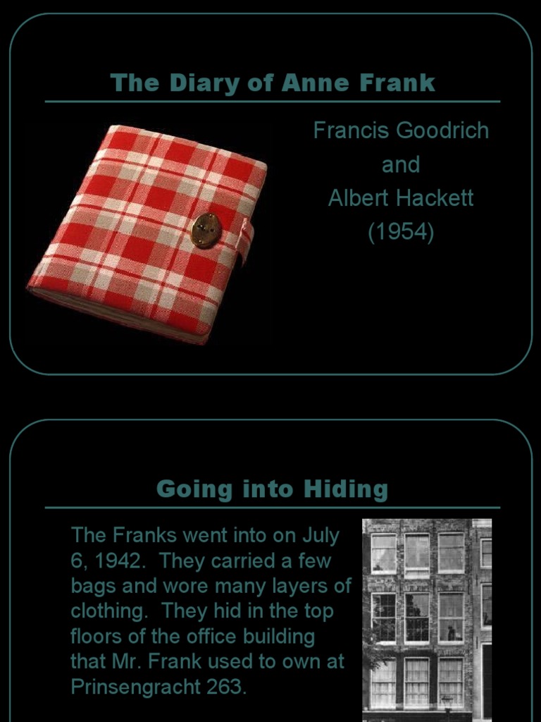 The Diary of Anne Frank | PDF | Food And Drink | Anne Frank