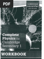 Cambridge Lower Secondary Complete Physics Workbook Second Edition | PDF | Force | Potential Energy